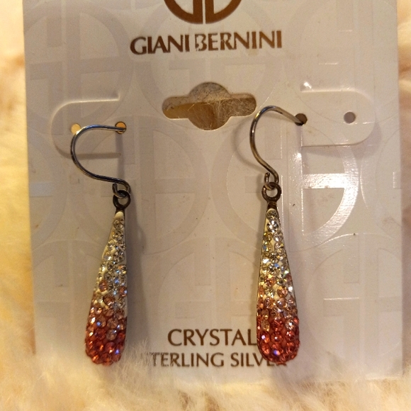 Giani Bernini | Jewelry | Nwt Giani Bernini Pink Crystal Teardrop ...